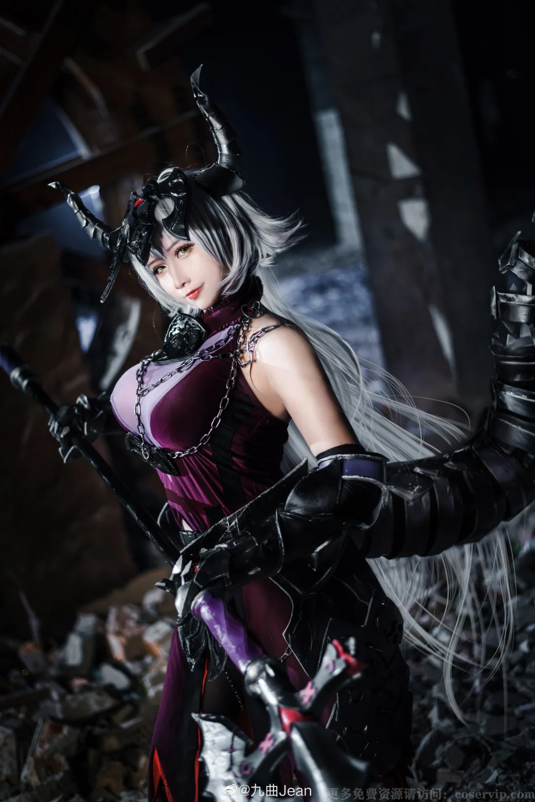 【九曲Jean】NO.056 龙贞德 [9P-133MB][免费版] - COSERVIP